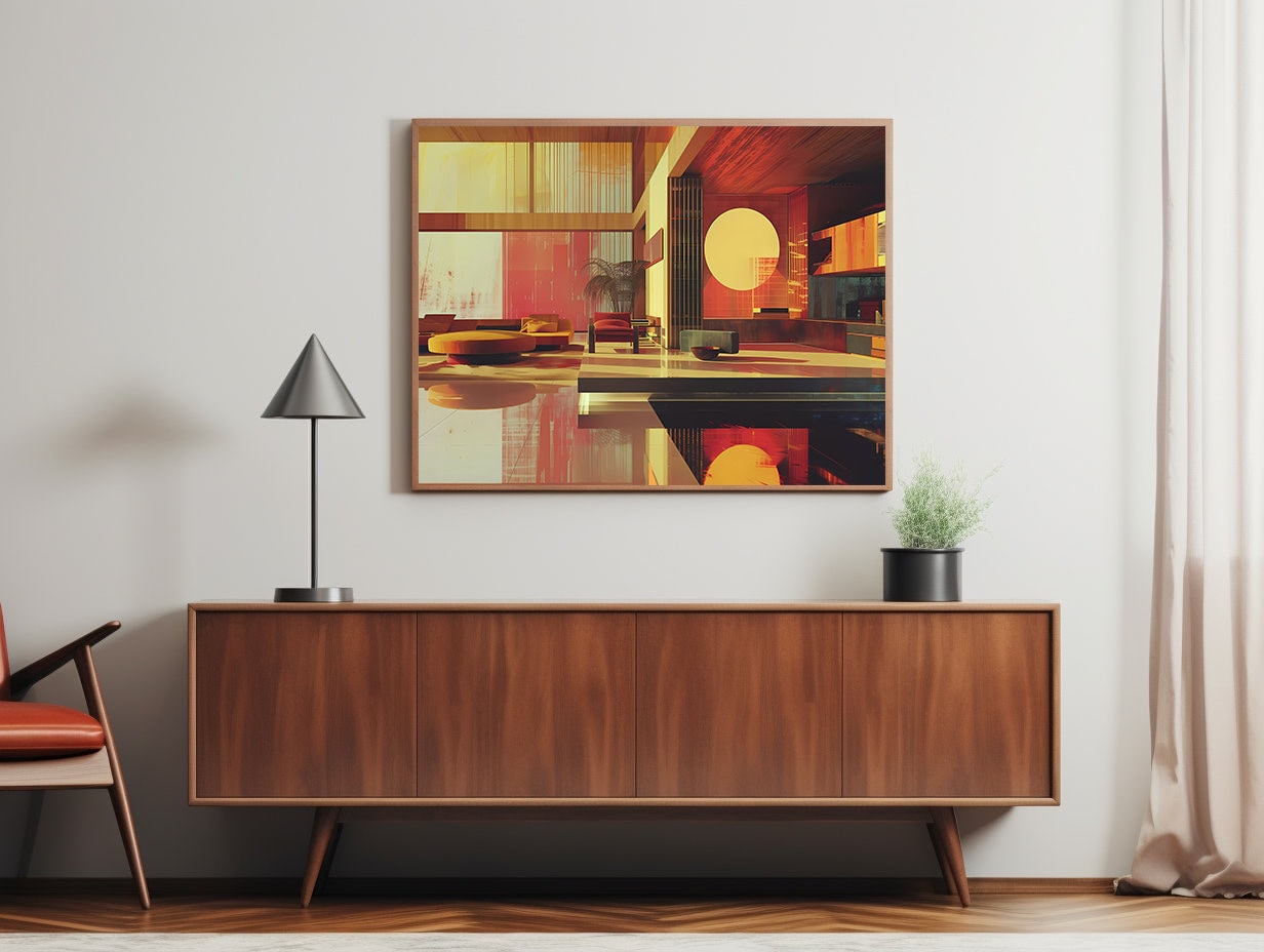 Modernism Wall Art | Modern Architecture | Geometric Art Print | Mid ...