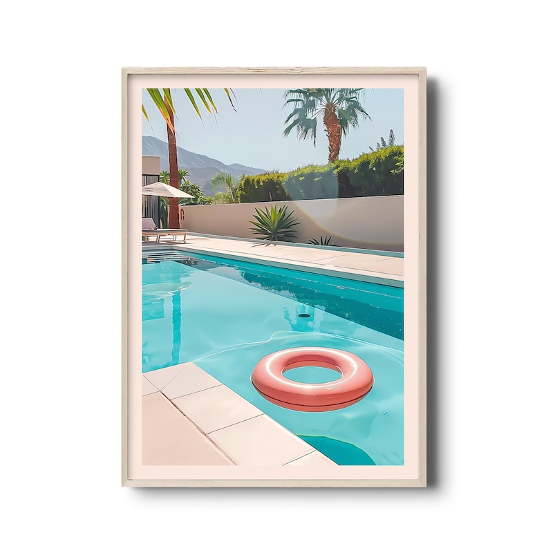 Swimming Pool Art - Etsy