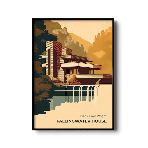 Fallingwater - Etsy