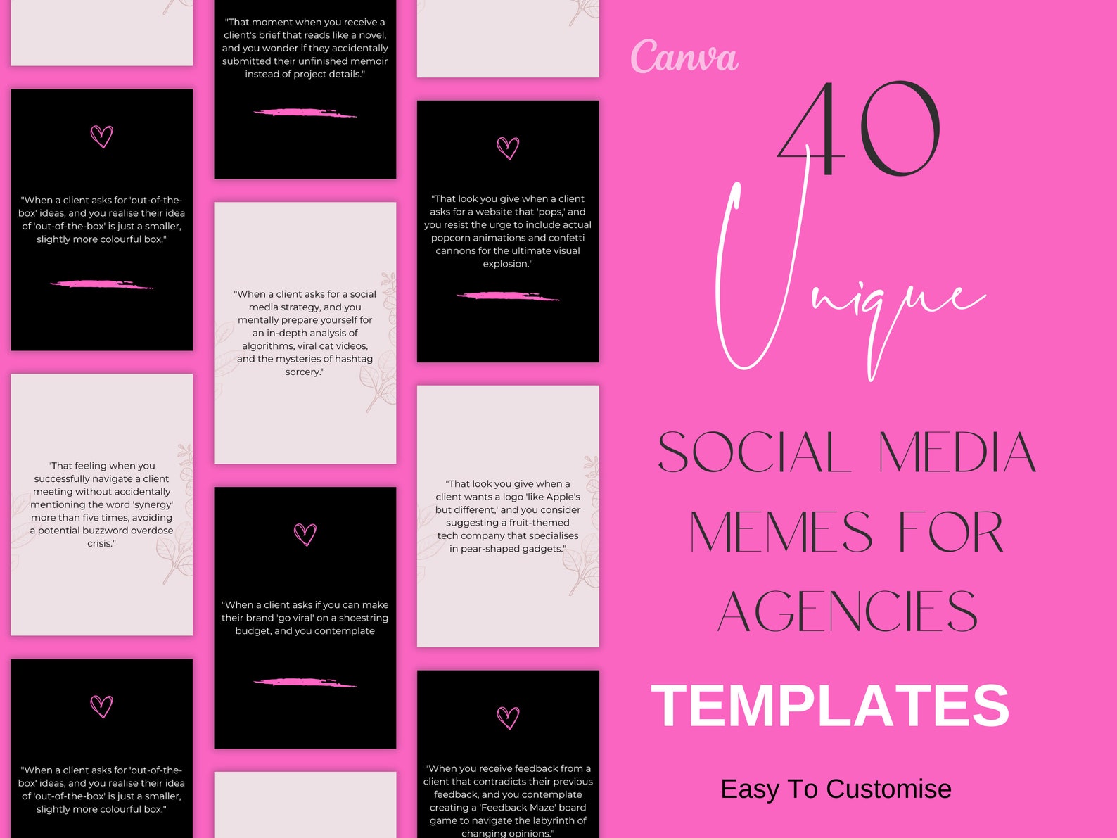 Viral Vibe Meme Template Bundle: Boost Social Media Engagement for ...