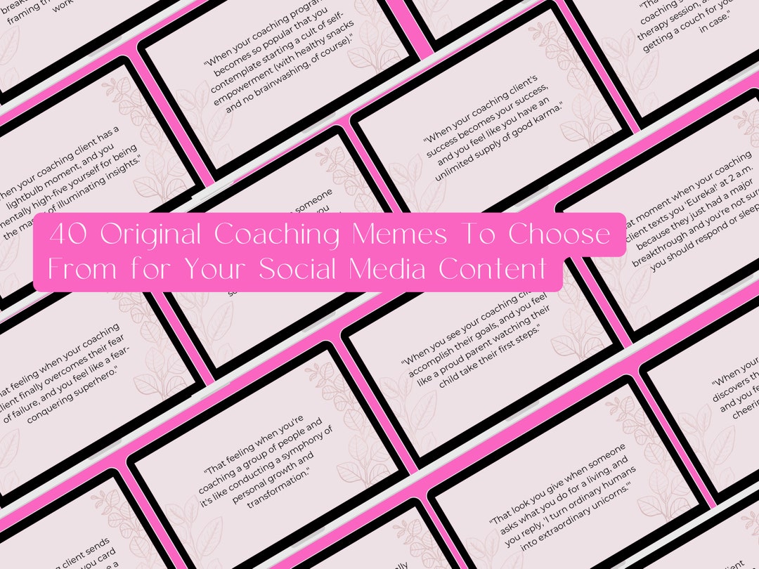 Inspire Success Meme Template Bundle: Ignite Social Media - Etsy