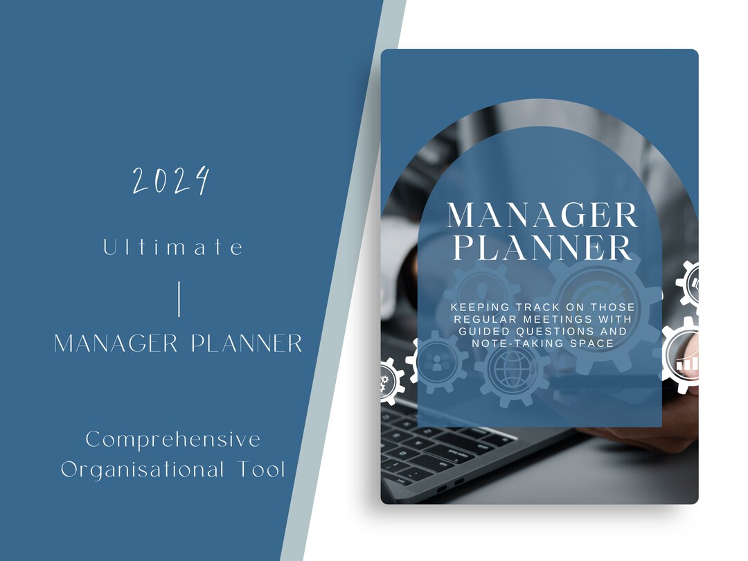 2024 Manager Planner, Organizational Tool With Daily, Weekly, Monthly ...