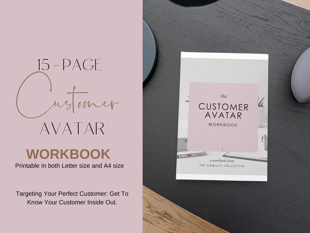 Customer Avatar Workbook | Target Audience | Define Your Customer ...