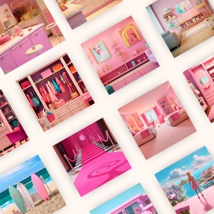 214 Dolly Inspired Digital CG Backdrops, Dolly Dream House Backdrop ...