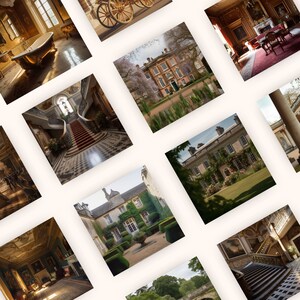 130 Bridgerton Inspired Digital CG Backdrops, Regency Backdrops ...