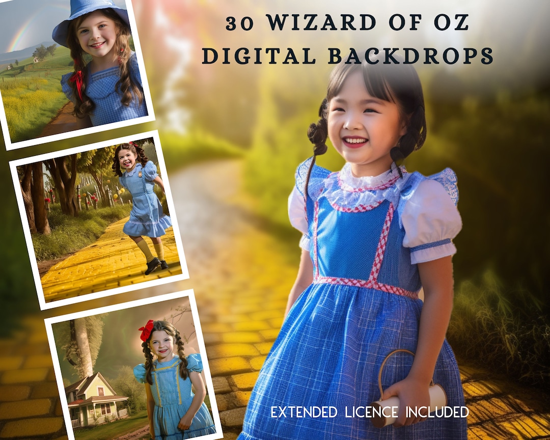 30 Wizard of Oz CG Backdrops, Fairytale Backgrounds, Over the Rainbow ...