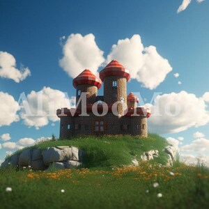 32 Super Video Game Inspired CG Digital Backdrops, Gamer, Super Mario ...