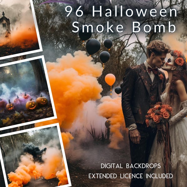 Halloween House Backdrops - Etsy