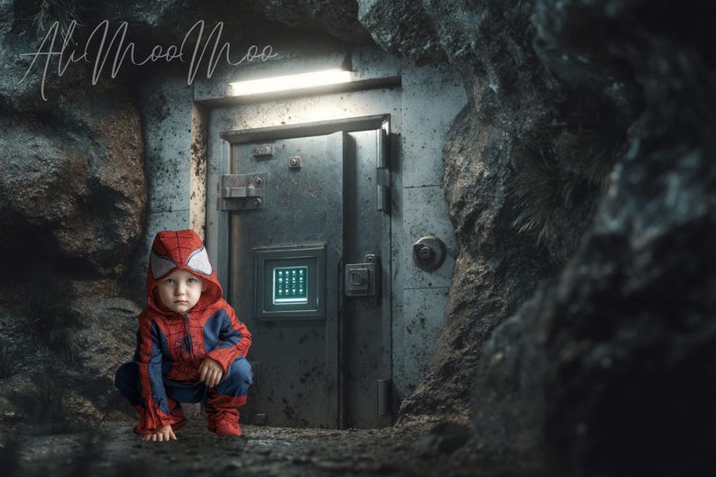 950 Super Hero Inspired CG Digital Backdrops, Metropolis, Bokeh City ...