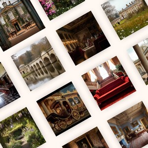 130 Bridgerton Inspired Digital CG Backdrops, Regency Backdrops ...