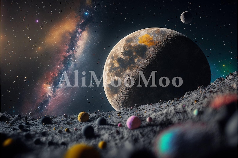 20 Outer Space Digital CG Backdrops, Astronaut Backgrounds, Planets ...