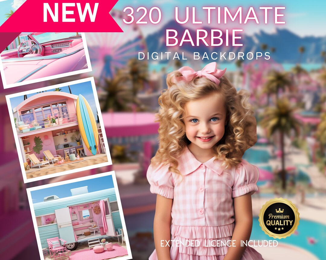 320 ULTIMATE Dolly Inspired Digital CG Backdrops, Dolly Dream House ...