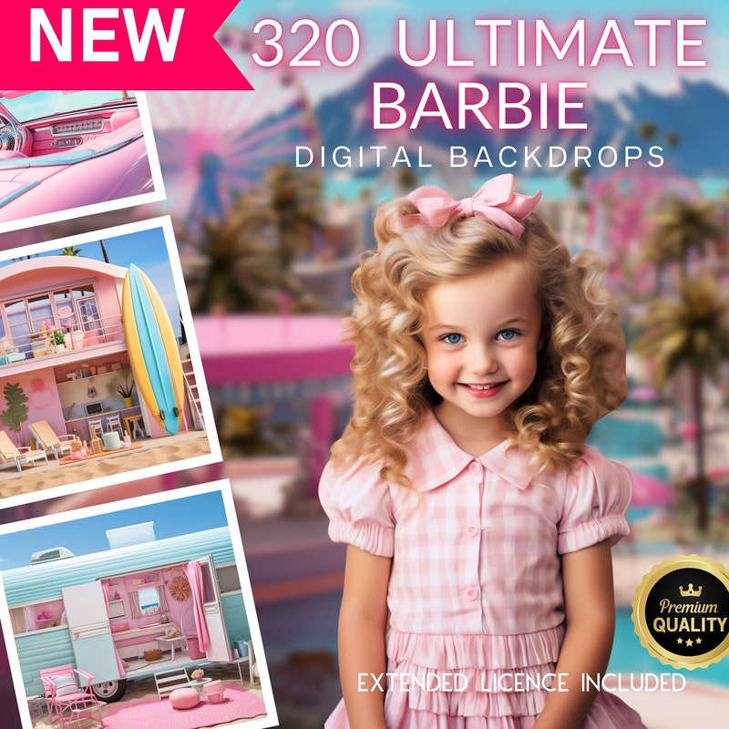 Barbie Backdrop - Etsy