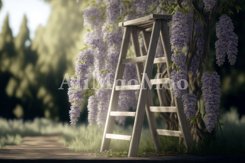 28 Ladder in Gardens Digital CG Backdrops Orchard - Etsy