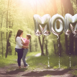 34 Mother's Day Digital Backdrops, CG Backdrops, MOM Balloons ...
