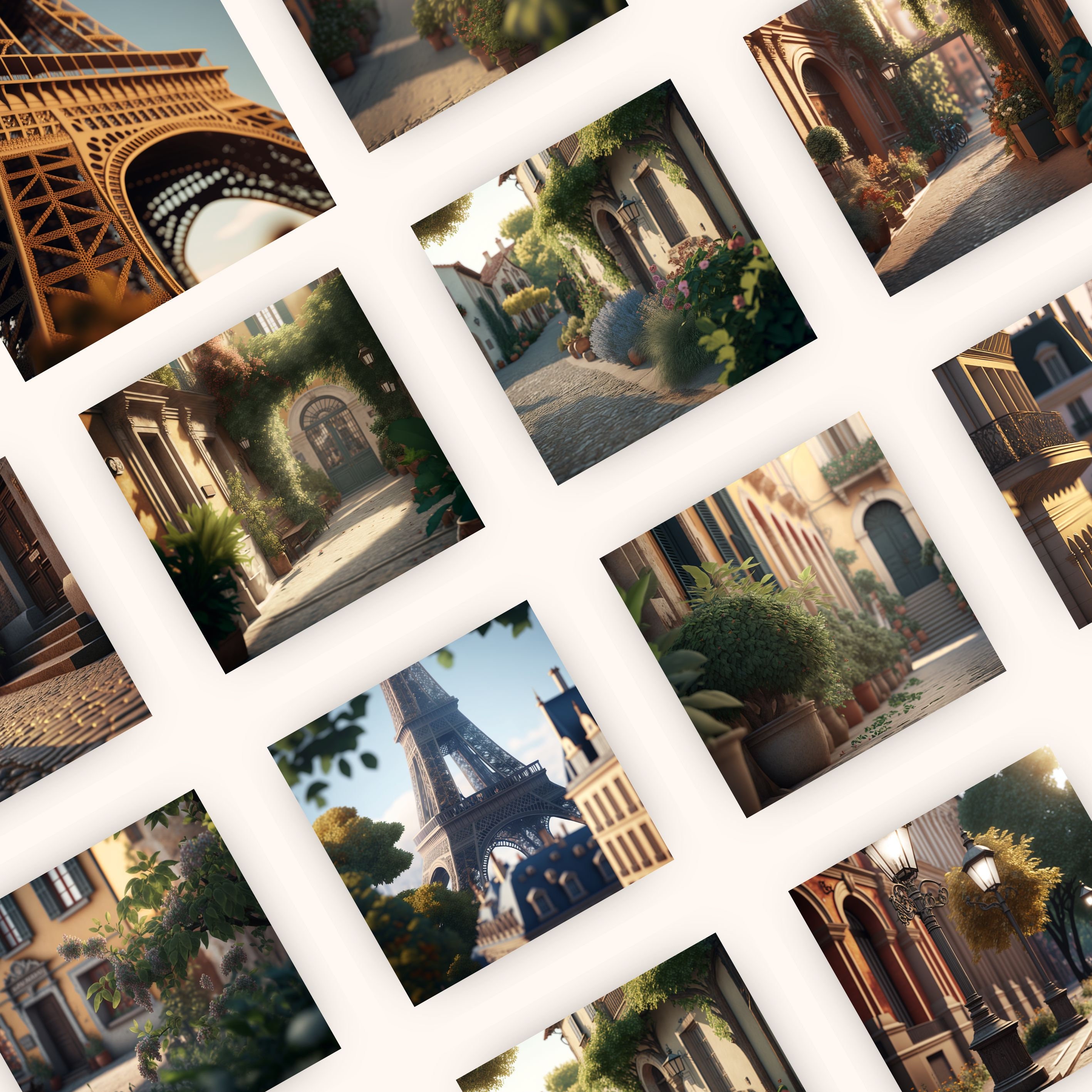 46 European Towns and Cities CG Digital Backdrops French - Etsy Canada