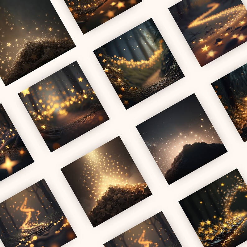 14 Magical Star Path CG Backdrops Little Star Backdrops Star - Etsy