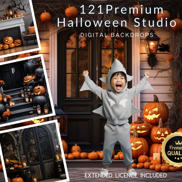 Halloween Photo Backdrop - Etsy