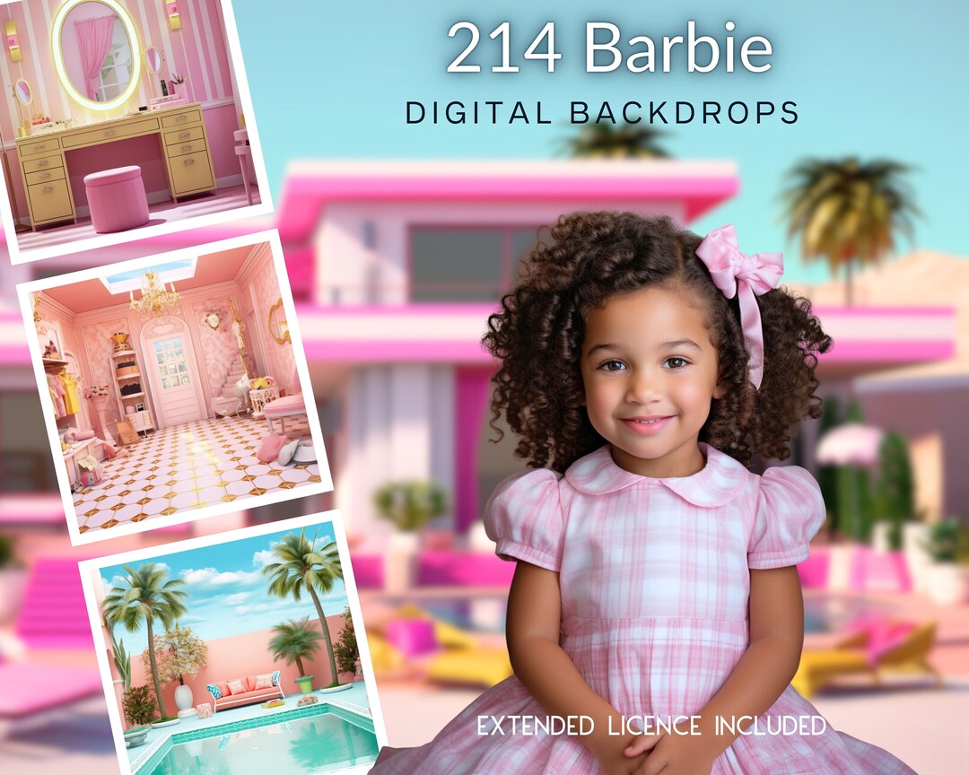 214 Dolly Inspired Digital CG Backdrops, Dolly Dream House Backdrop ...