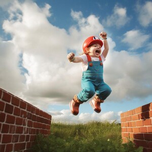 32 Super Video Game Inspired CG Digital Backdrops, Gamer, Super Mario ...