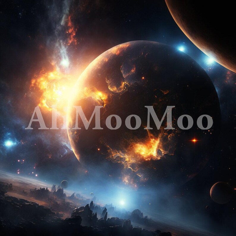 20 Outer Space Digital CG Backdrops, Astronaut Backgrounds, Planets ...