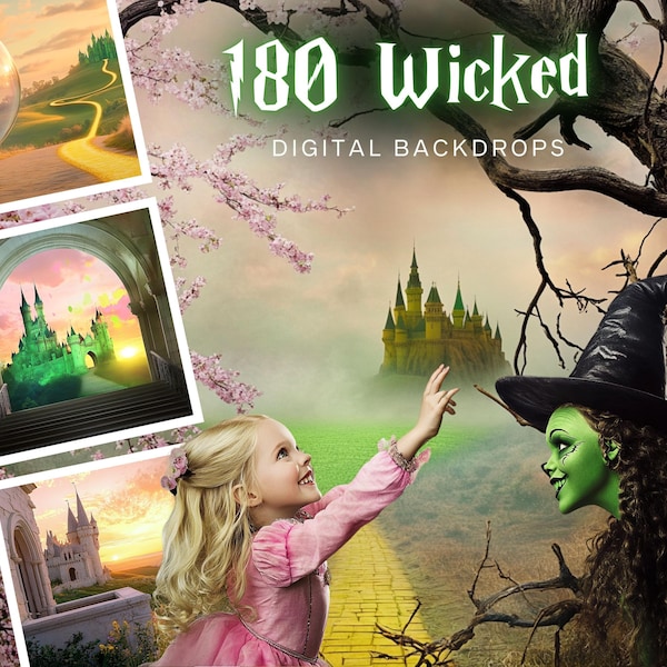 Wicked Theme Backdrops - Etsy