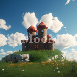32 Super Video Game Inspired CG Digital Backdrops, Gamer, Super Mario ...