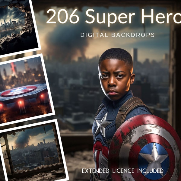 Super Hero Digital - Etsy