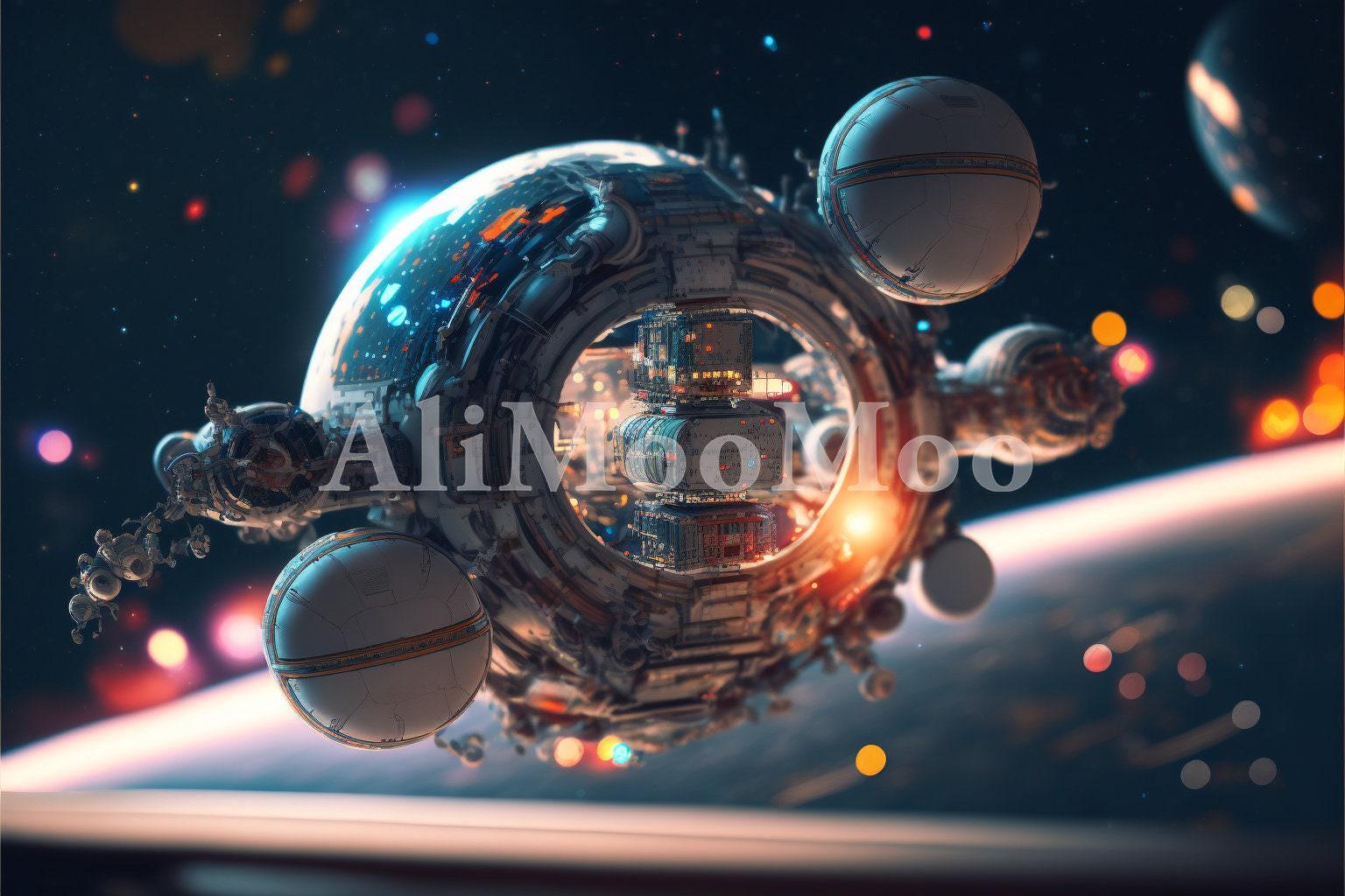 20 Outer Space Digital CG Backdrops, Astronaut Backgrounds, Planets ...