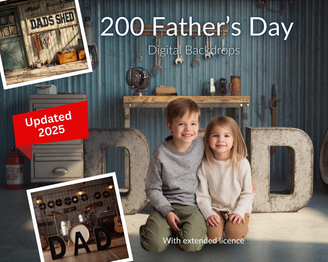 200+ Father's Day Digital Backdrops, Dad Quotes, CG Backdrops, Dad Tool ...