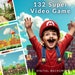 A Super Video Game Inspired CG Digital Backdrop, Gamer, Super Mario ...