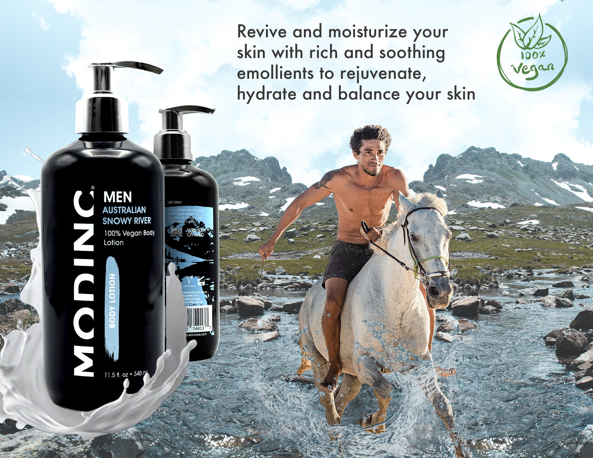Modinc Luxury Australian Snowy River Body Lotion, Hydration Blend ...