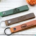 Corporate Gifts for Employees, Personalized Keychain, Leather Keychain ...
