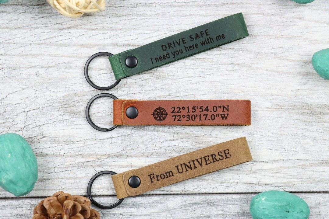 Drive Safe I Love You Customizable Initial Hand Stamped Light Weight ...