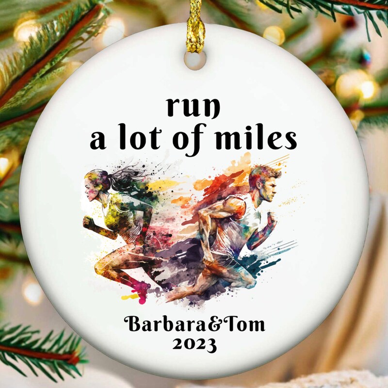 Runner Ornament - Etsy