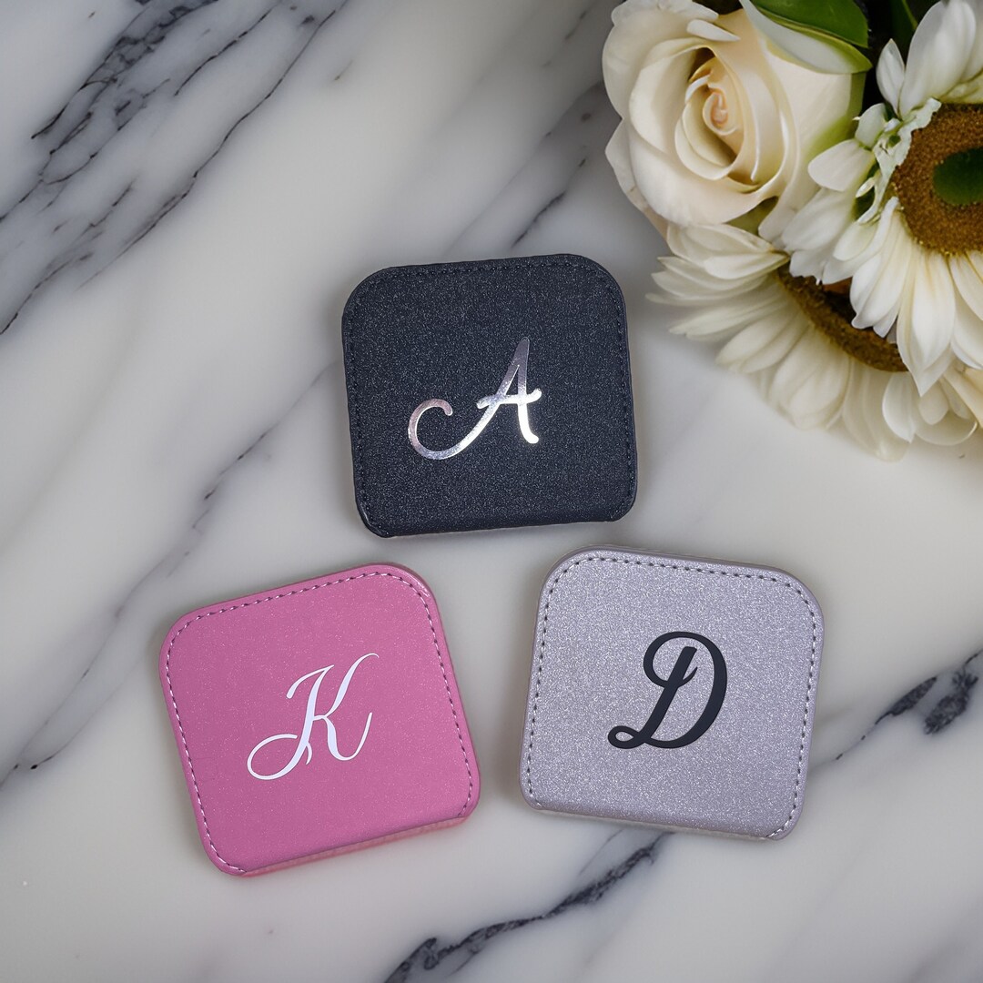 Personalized Pocket Mirror | Compact Makeup Mirror | Custom Wedding ...