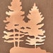 Stained Glass Copper Foil Overlay Pine Tree - Etsy