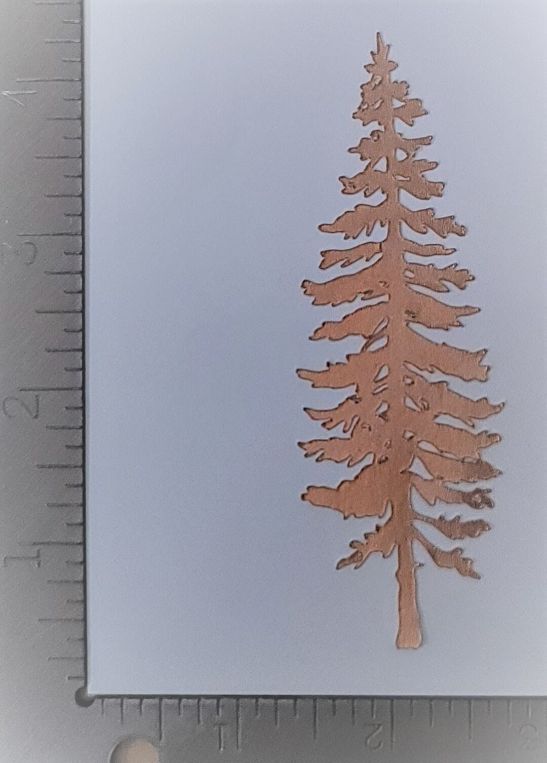 Stained Glass Copper Foil Overlay - Tree 1 - Etsy