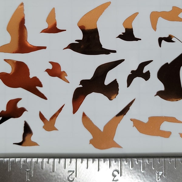 Stained Glass Copper Foil Overlay Evergreen Trees on the Rocks, Cliff ...