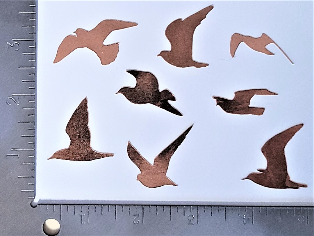 Bird Bundle - Stained Glass Copper Foil Overlay - Etsy