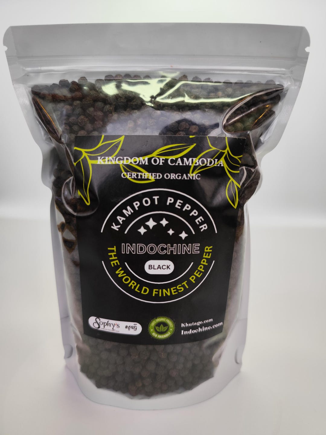 Organic Kampot Pepper, Cambodian Black Pepper, Gourmet Pepper, Black ...