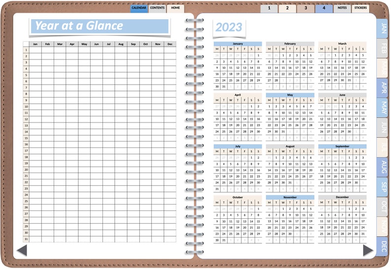 Digital Planner and Calendar With Daily Tasks, Workouts, Inspirations ...