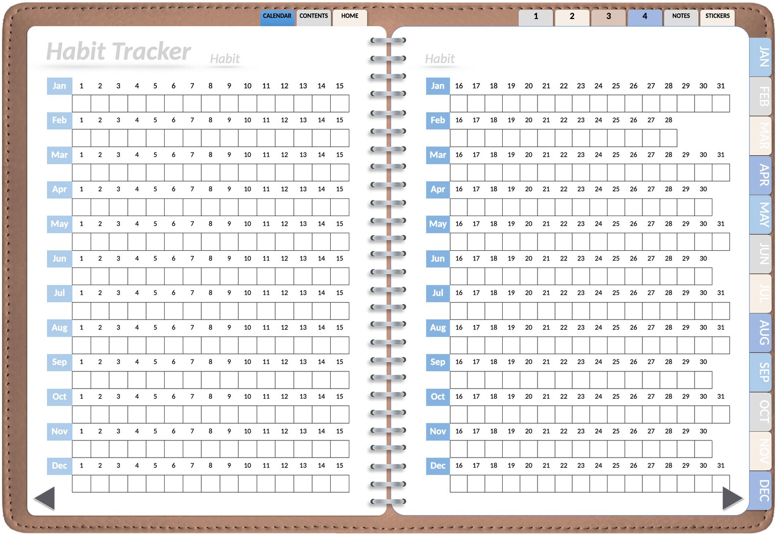 Digital Planner and Calendar With Daily Tasks, Workouts, Inspirations ...