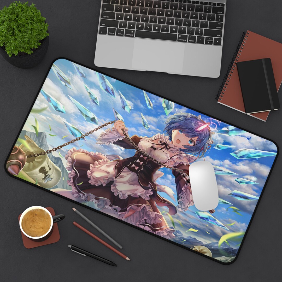 Rem Desk Mat Re Zero Re Zero Mousepad Rem Mousepad - Etsy