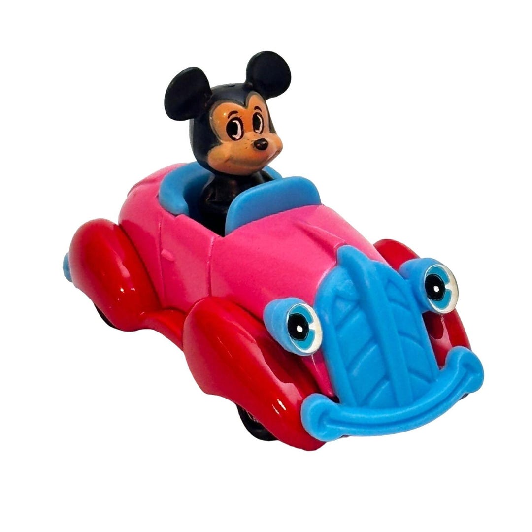 Vintage Mickey Mouse Die-cast Car Walt Disney Productions No.55-56 - Etsy
