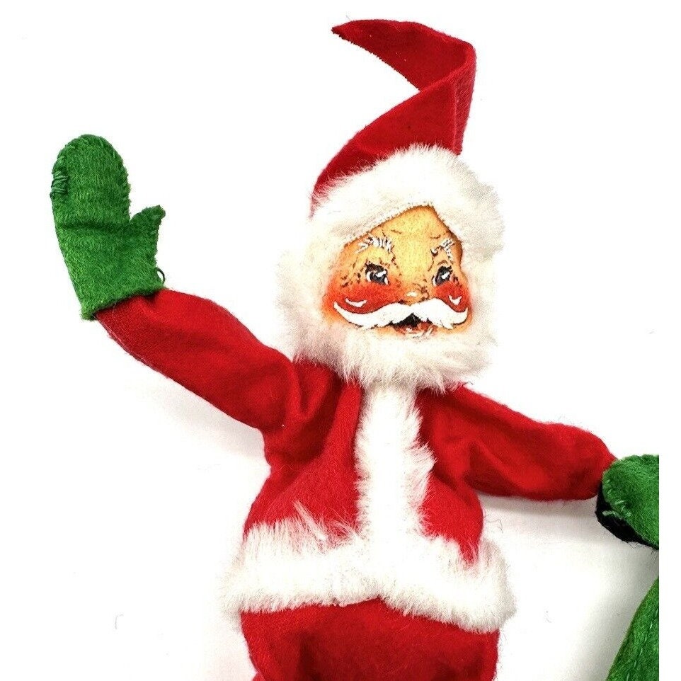Annalee 1963 Santa Elf Doll With Stocking Wire Body - Etsy