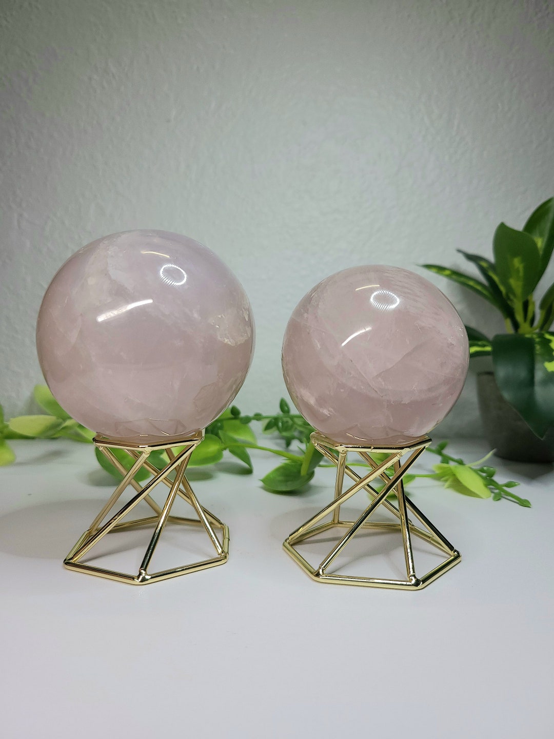 Blue Rose Quartz Spheres - Etsy