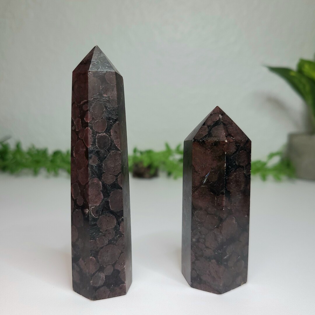 Small Garnet Towers - Etsy