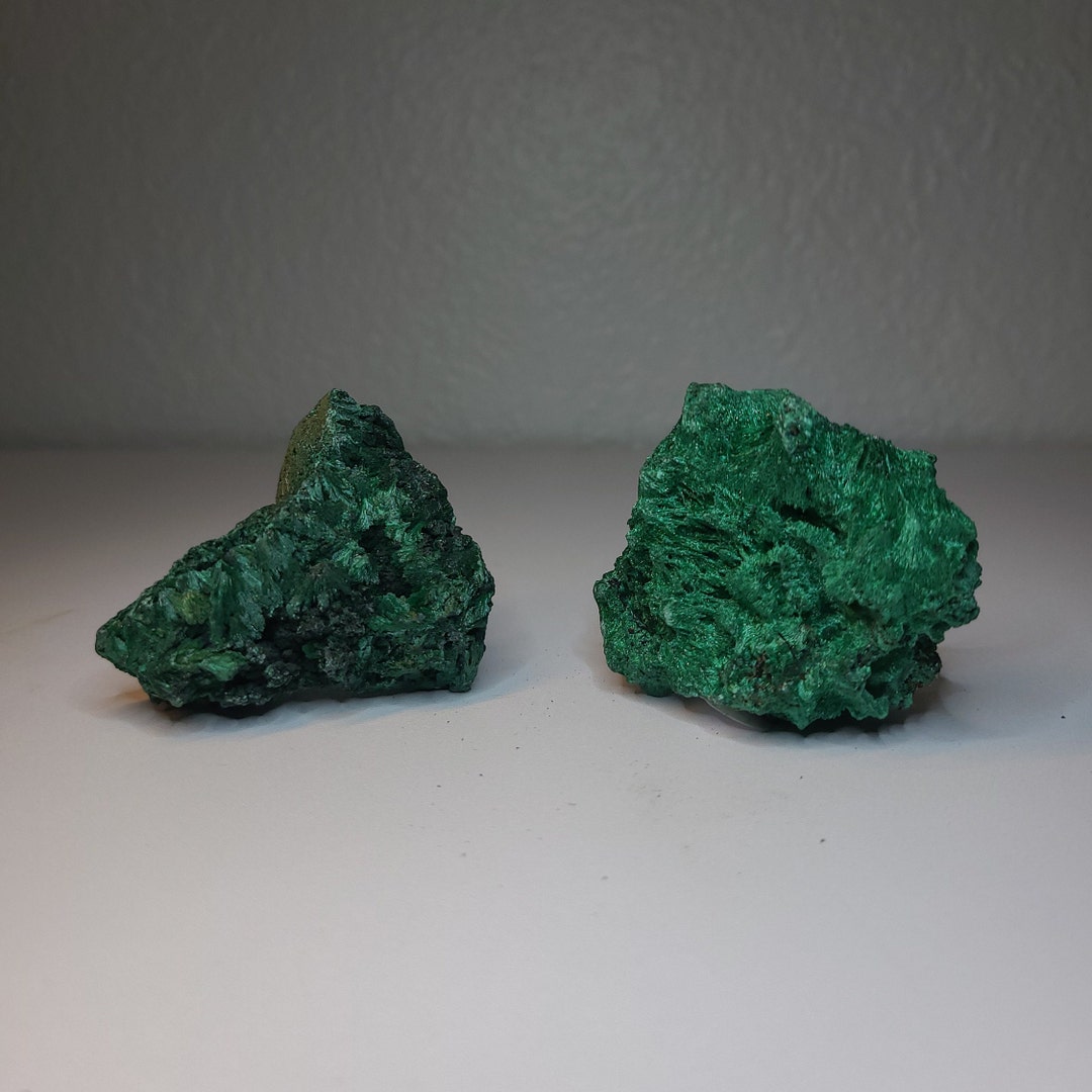 Malachite Silky /fibrous Clusters - Etsy Malachite Silky /fibrous Clusters - Etsy