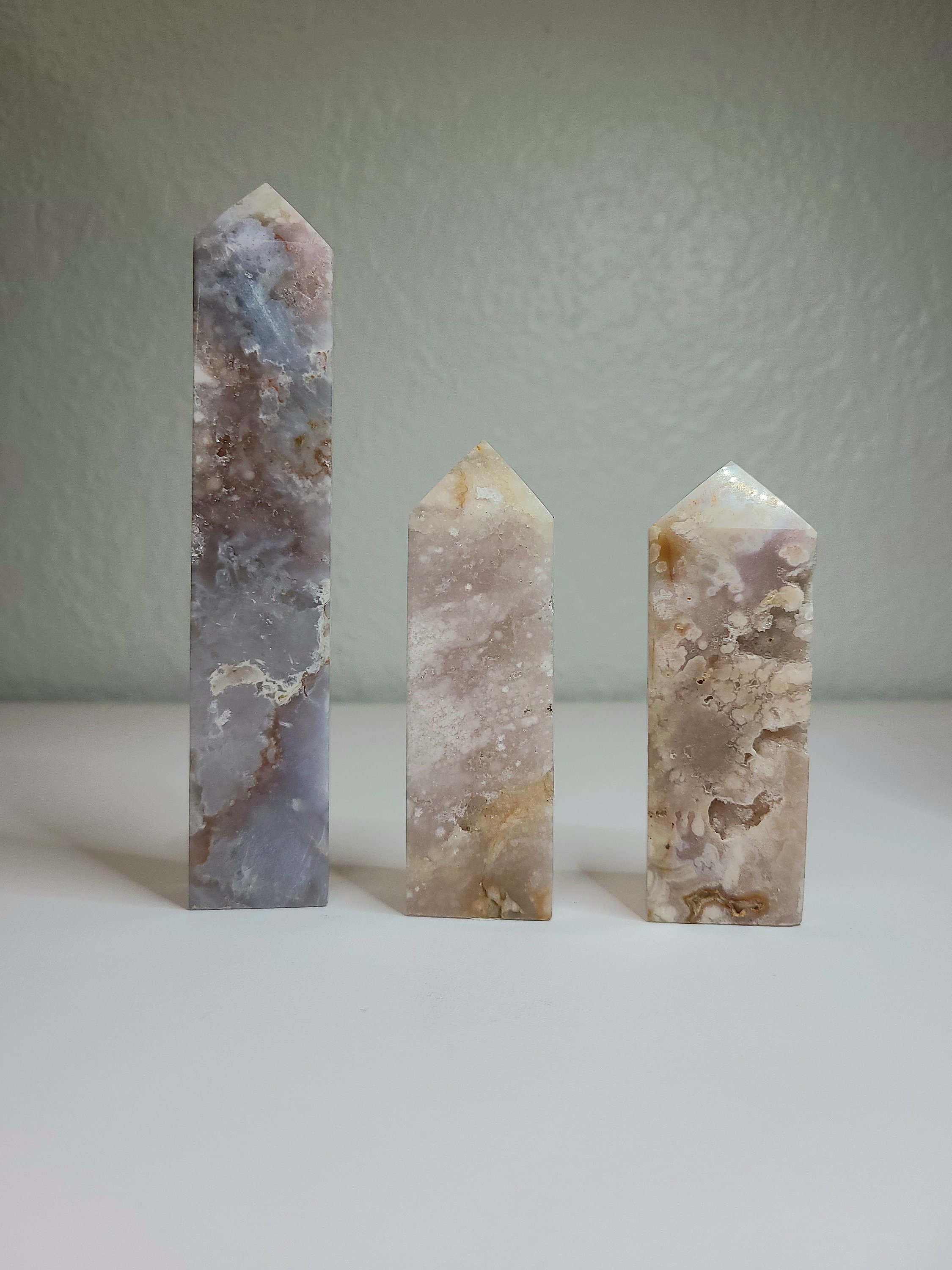 Pink Amethyst Flower Towers - Etsy